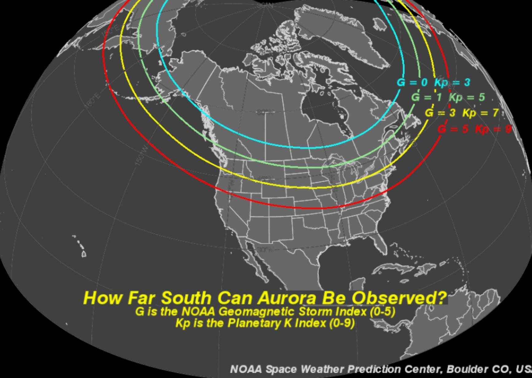 Aurora Borealis Map